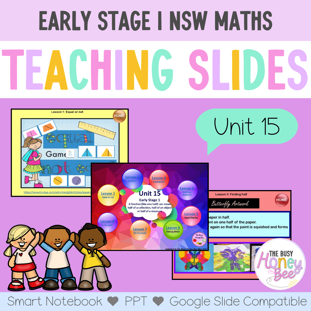 Early Stage 1 Unit 15 Maths Teaching Slides – The Busy Honey Bee