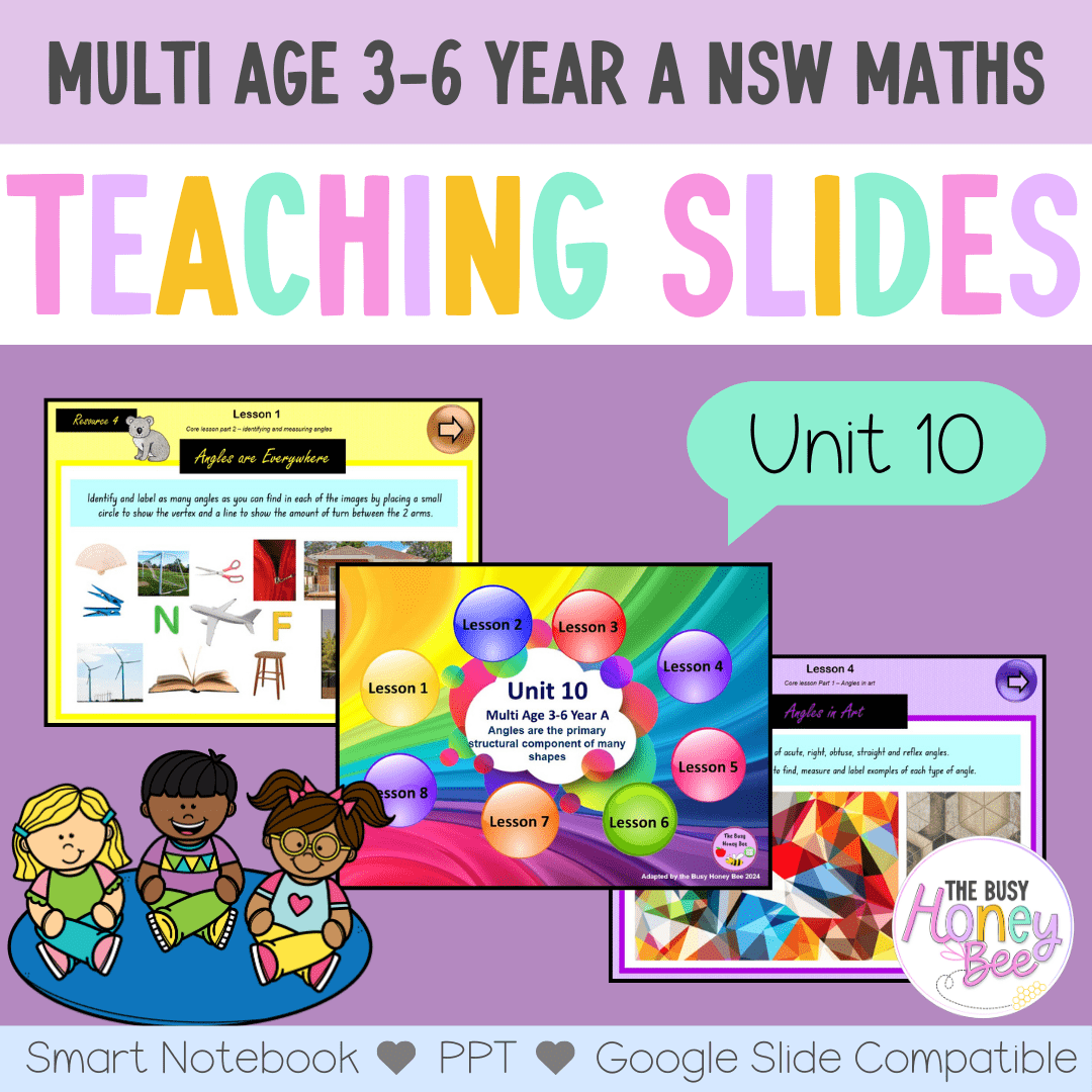 Multi Age 3-6 Year A Unit 10 Maths Teaching Slides – The Busy Honey Bee