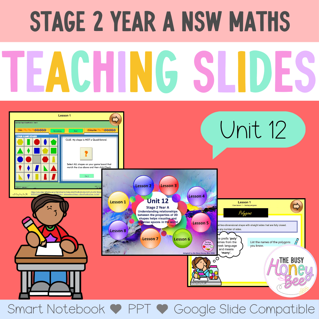 Stage 2 Year A Unit 12 Maths Teaching Slides – The Busy Honey Bee