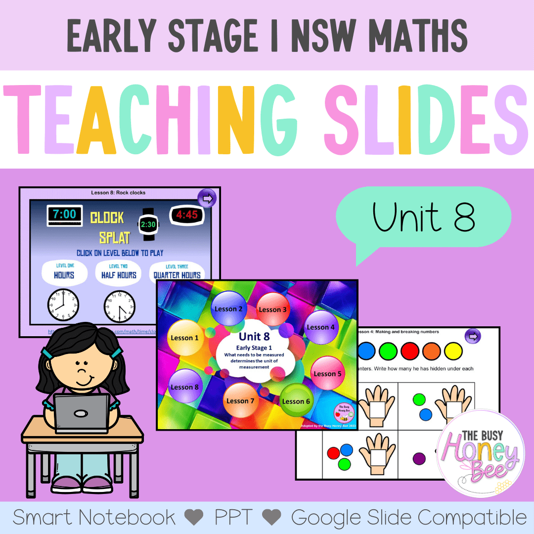 Early Stage 1 Unit 8 Maths Teaching Slides – The Busy Honey Bee