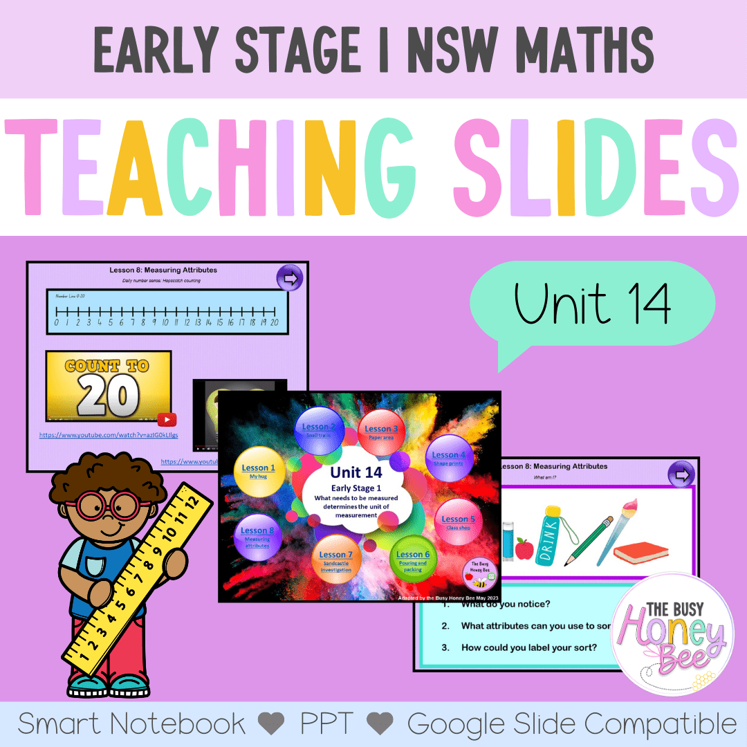 Early Stage 1 Unit 14 Maths Teaching Slides – The Busy Honey Bee