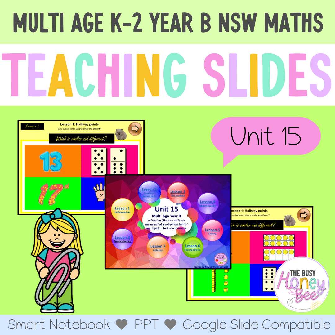 Multi Age Year B Unit 15 Maths Teaching Slides – The Busy Honey Bee
