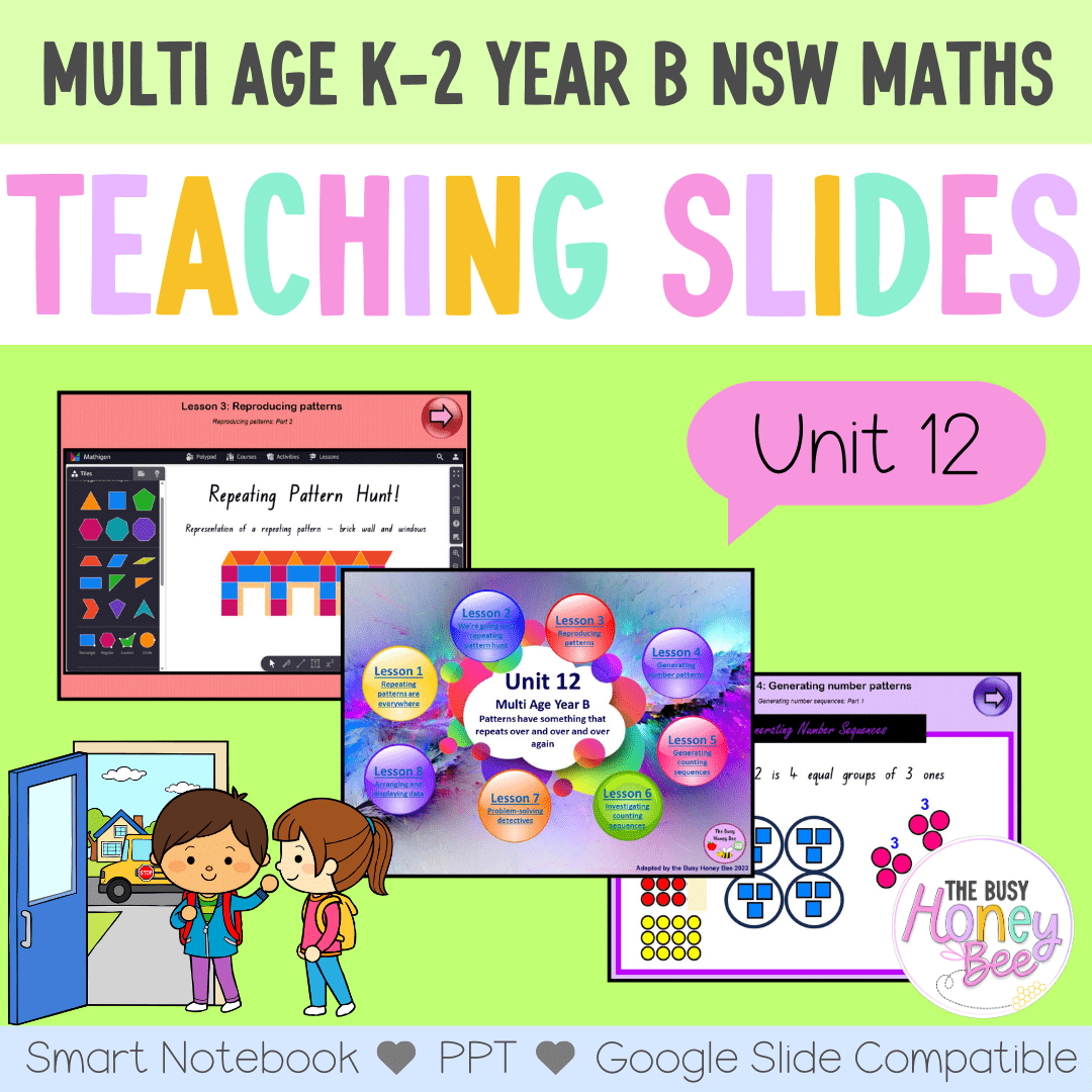 Multi Age Year B Unit 12 Maths Teaching Slides – The Busy Honey Bee