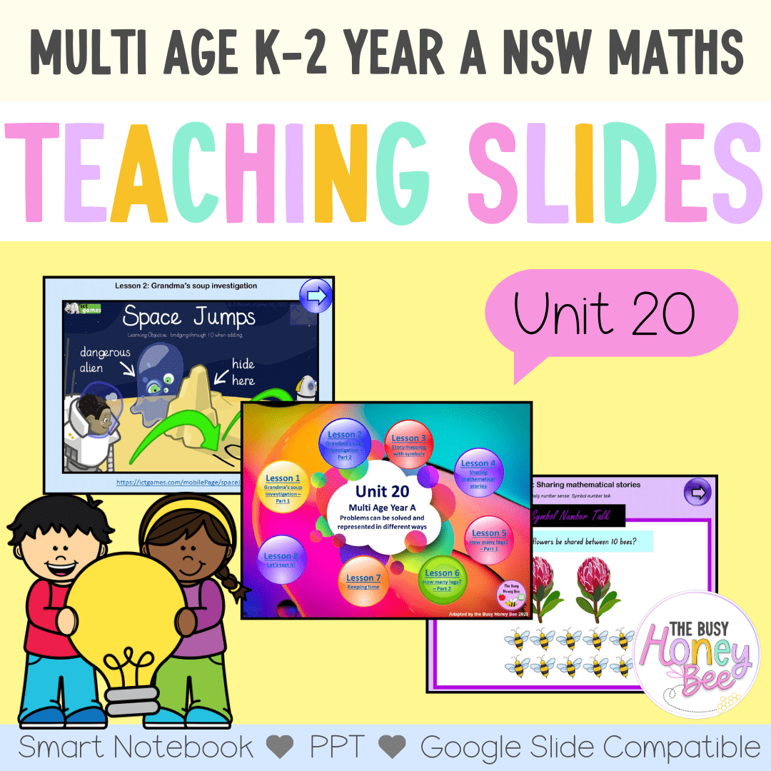 Multi Age Year A Unit 20 Maths Teaching Slides – The Busy Honey Bee