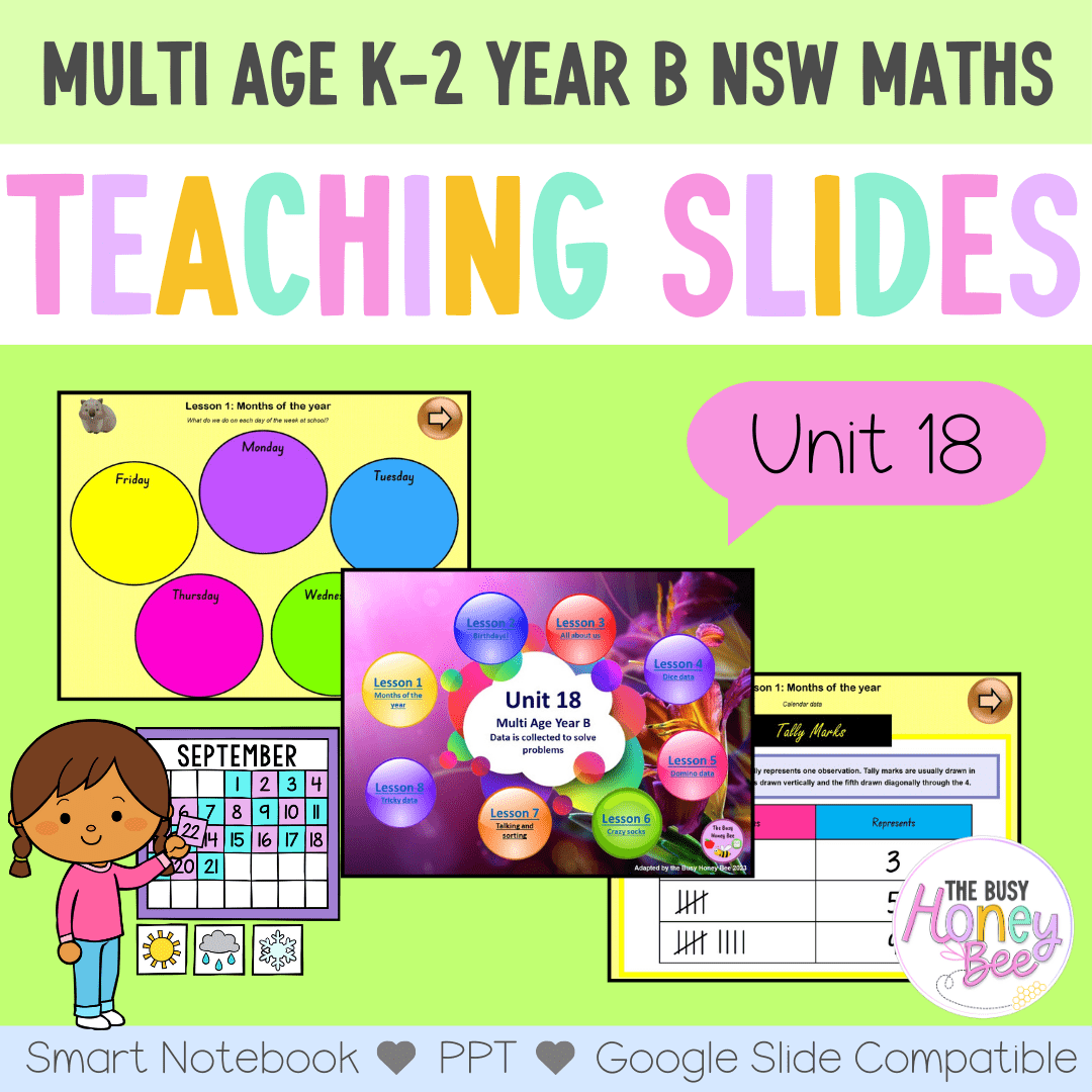 Multi Age Year B Unit 18 Maths Teaching Slides – The Busy Honey Bee