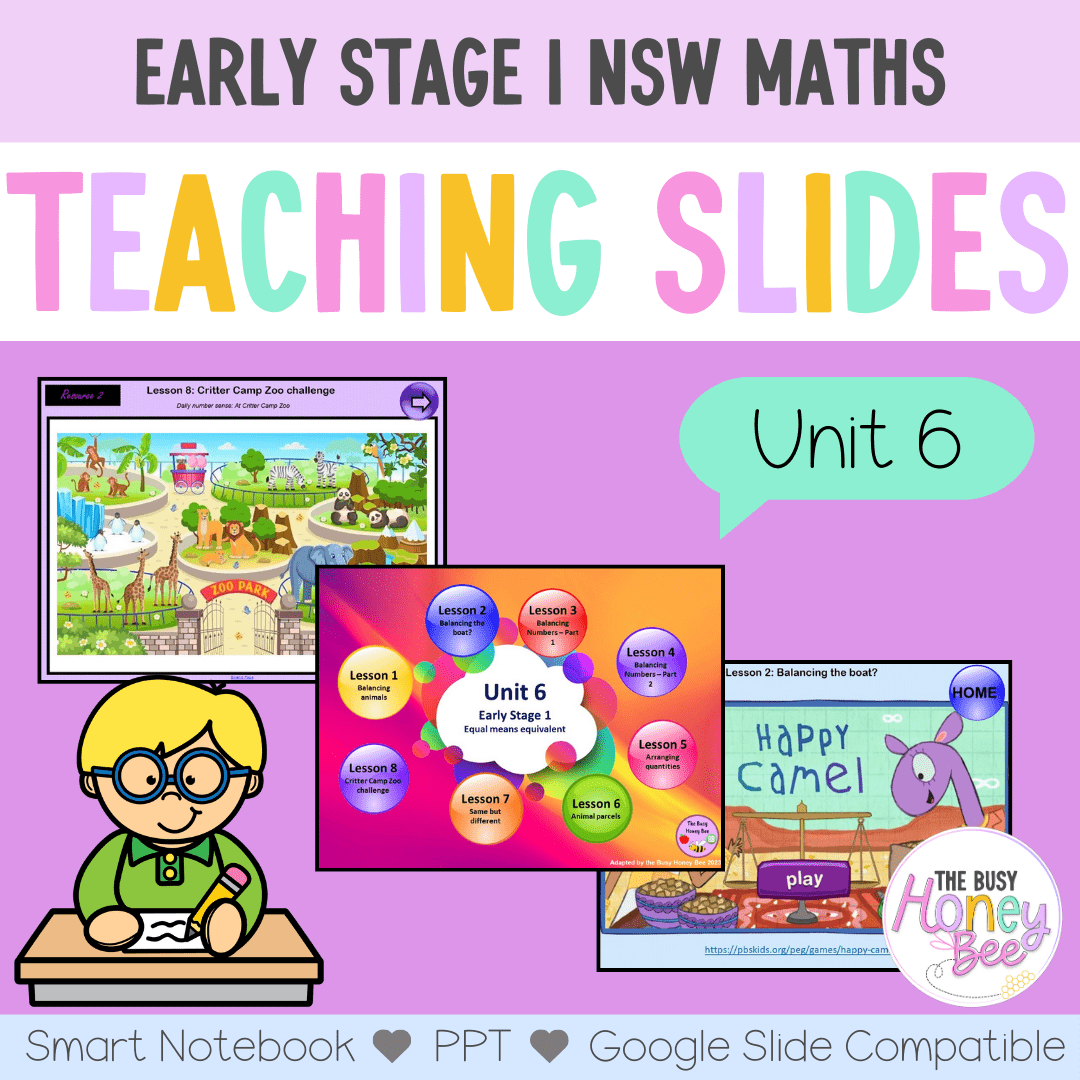 Early Stage 1 Unit 6 Maths Teaching Slides – The Busy Honey Bee