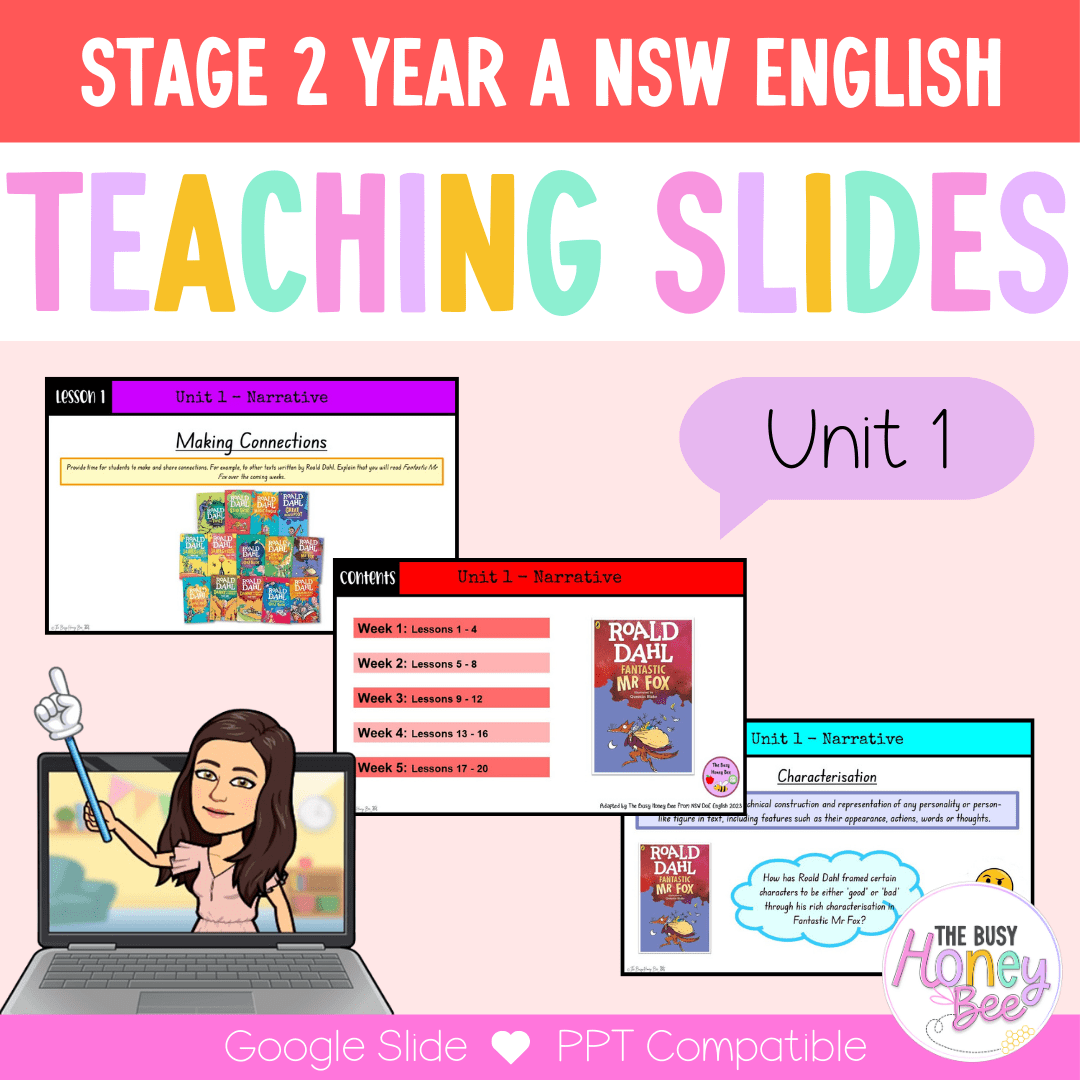 Stage 2 Year A Unit 1 Narrative English Teaching Slides – The Busy ...