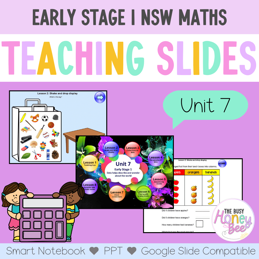 Early Stage 1 Unit 7 Maths Teaching Slides – The Busy Honey Bee