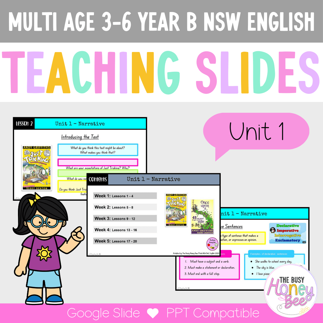 Multi Age 3-6 Year B Unit 1 Narrative English Teaching Slides – The ...