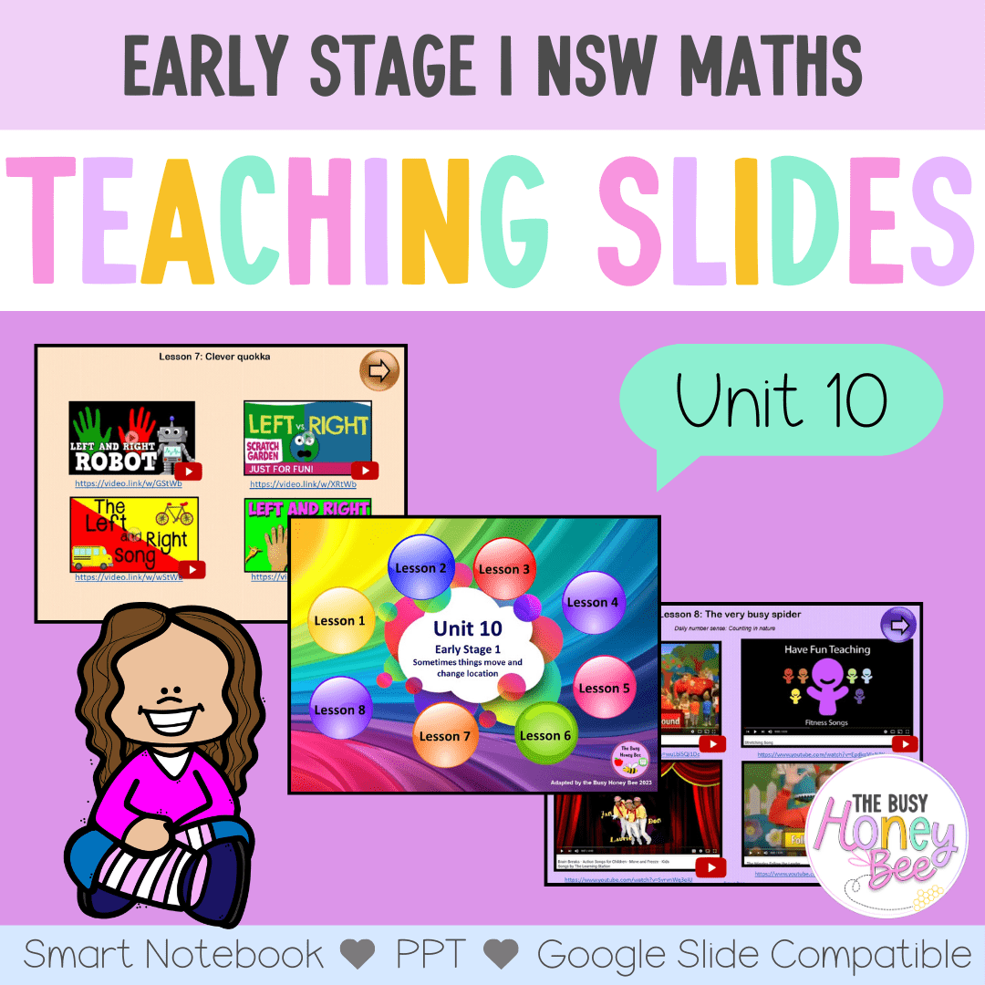 Early Stage 1 Unit 10 Maths Teaching Slides – The Busy Honey Bee