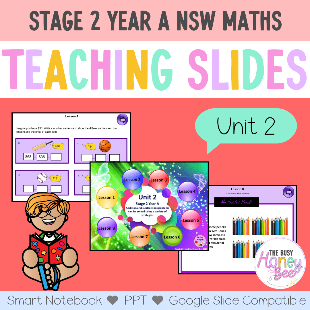 Stage 2 Year A Unit 2 Maths Teaching Slides – The Busy Honey Bee