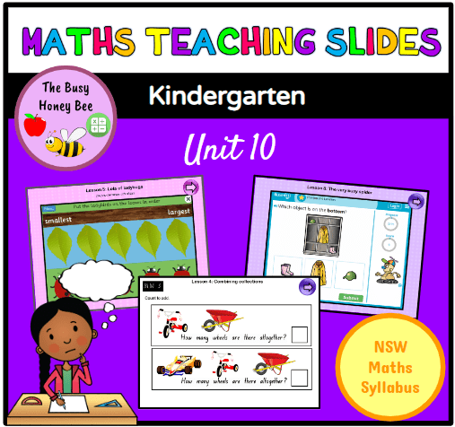 Early Stage 1 Unit 10 Maths Teaching Slides – The Busy Honey Bee