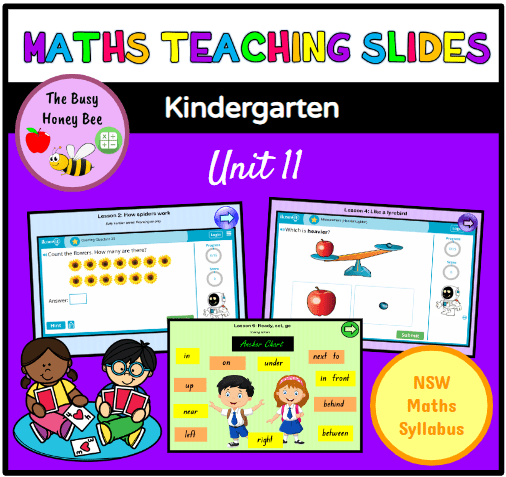 Early Stage 1 Unit 11 Maths Teaching Slides – The Busy Honey Bee