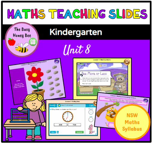 Early Stage 1 Unit 8 Maths Teaching Slides – The Busy Honey Bee