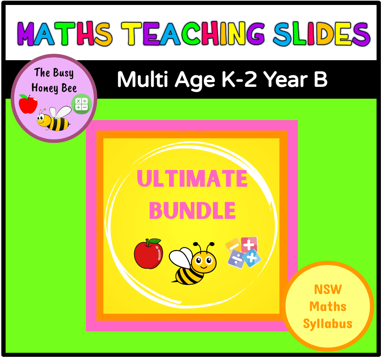 Multi Age K-2 Year B Ultimate Maths Teaching Slides Mega Bundle – The ...