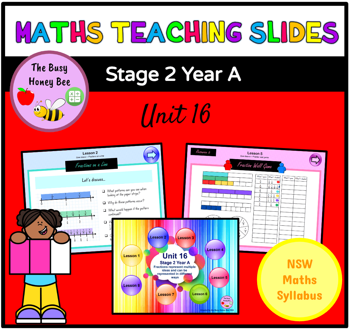 Stage 2 Year A Unit 16 Maths Teaching Slides – The Busy Honey Bee