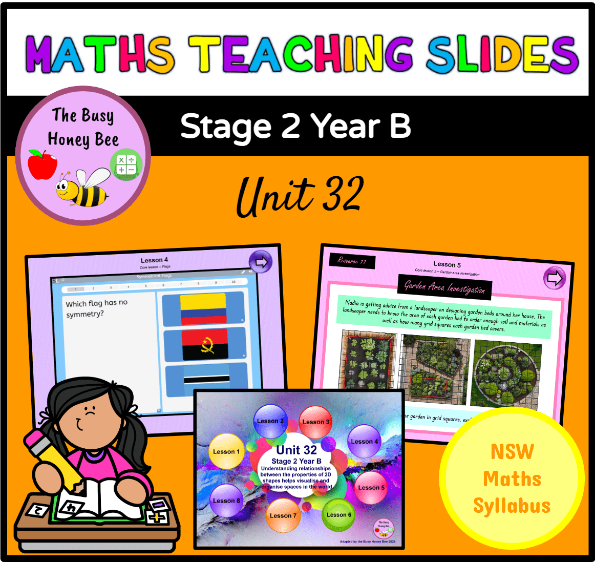 Stage 2 Year B Unit 32 Maths Teaching Slides – The Busy Honey Bee