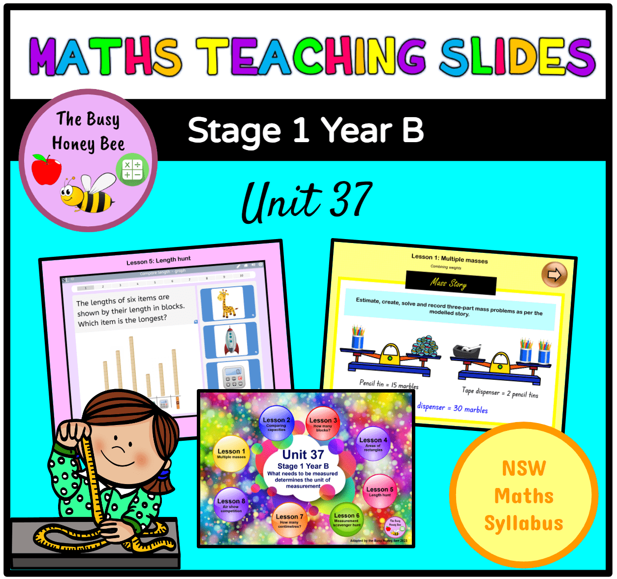 Stage 1 Year B Unit 37 Maths Teaching Slides – The Busy Honey Bee