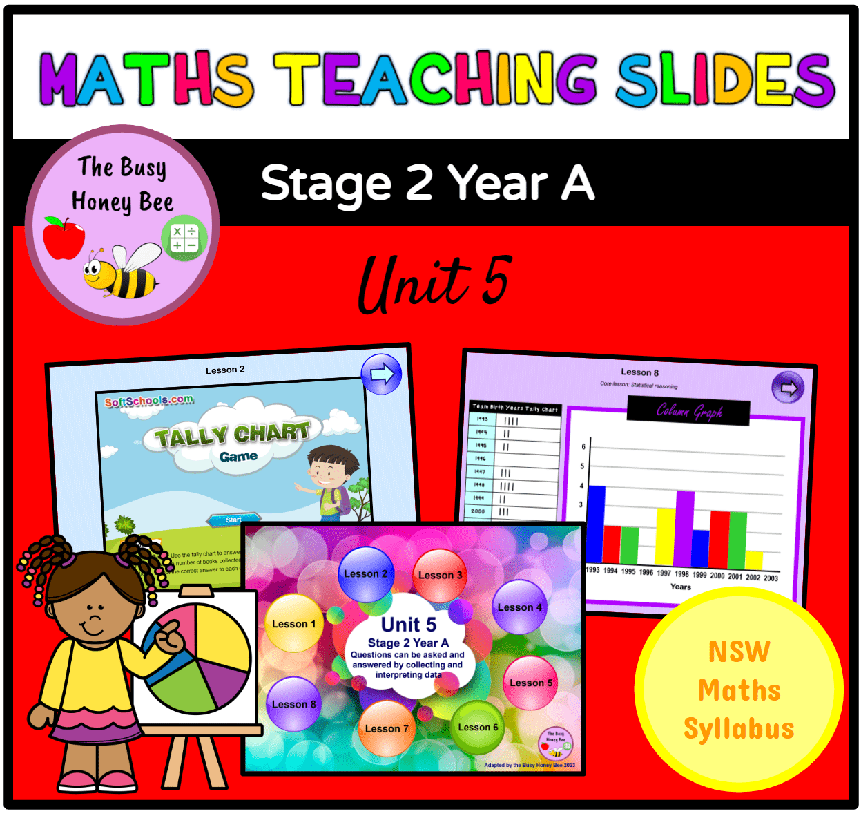 Stage 2 Year A Unit 5 Maths Teaching Slides – The Busy Honey Bee