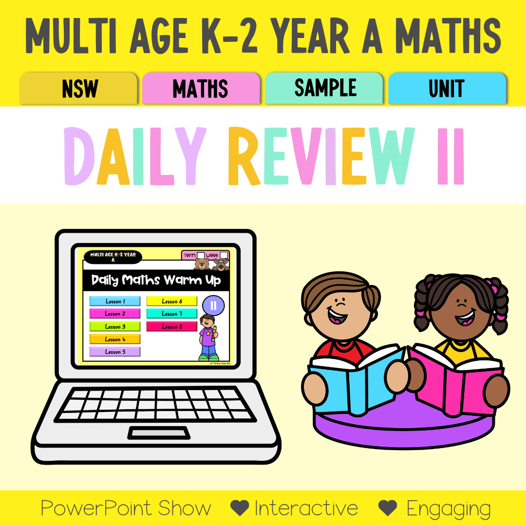 Multi Age K-2 Year A Australian | NSW Maths Daily Review | Warm-Up Uni ...