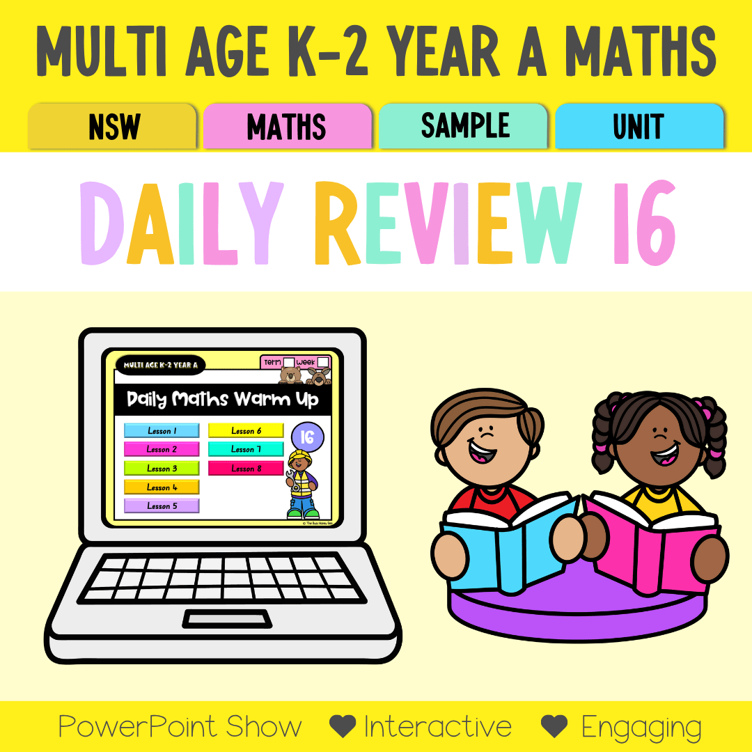 Multi Age K-2 Year A Australian | NSW Maths Daily Review | Warm-Up Uni ...