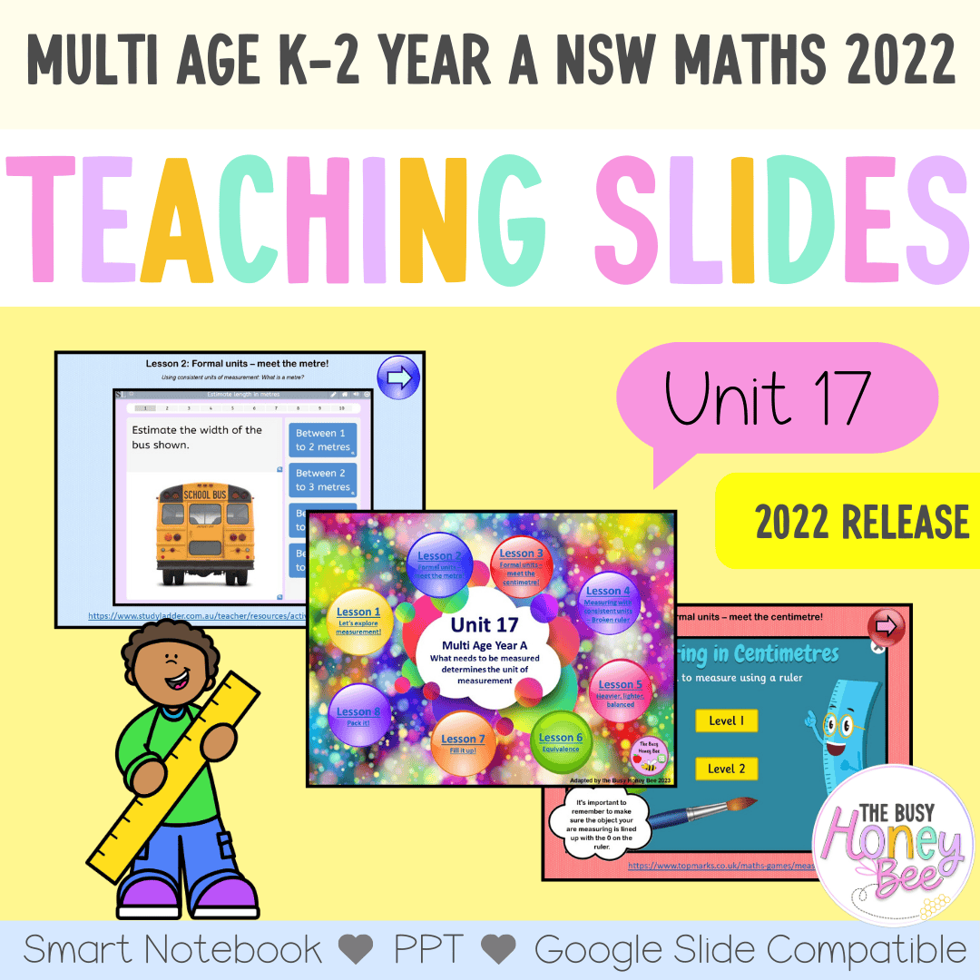 Multi Age K-2 Year A Unit 17 NSW Maths Teaching Slides 2022 – The Busy ...