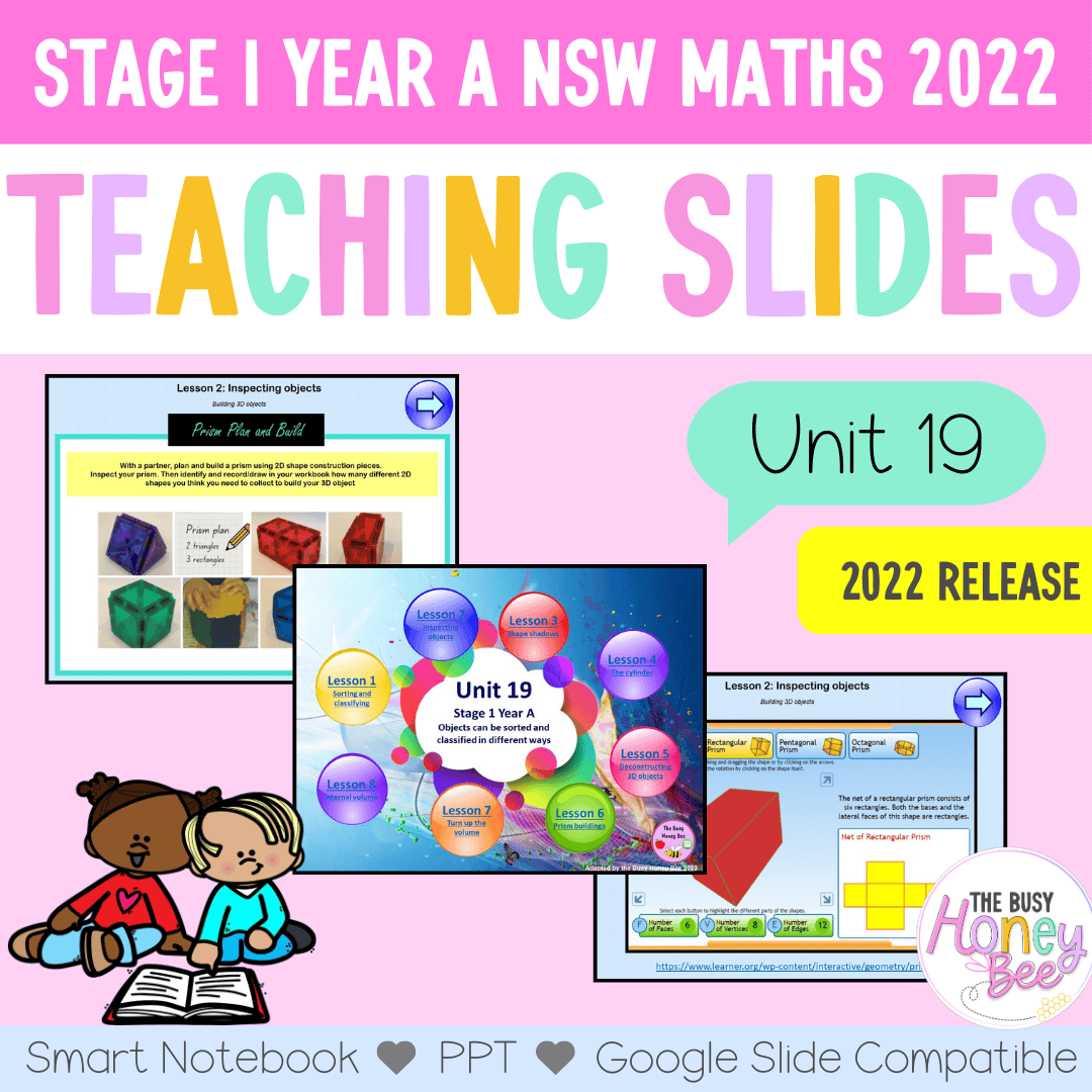 Stage 1 Year A Unit 19 NSW Maths Teaching Slides 2022 – The Busy Honey Bee