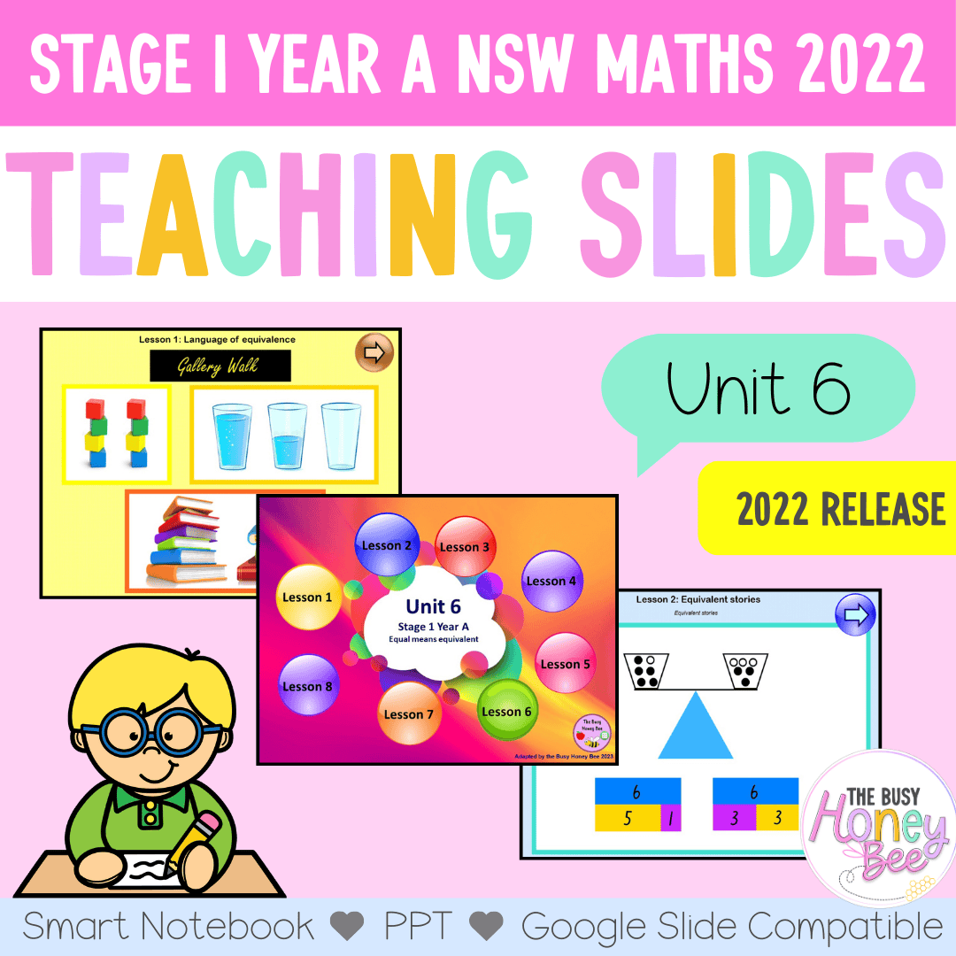 Stage 1 Year A Unit 6 NSW Maths Teaching Slides 2022 – The Busy Honey Bee