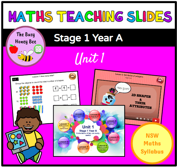 Stage 1 Year A Unit 1 Maths Teaching Slides – The Busy Honey Bee