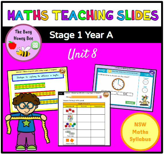 Stage 1 Year A Unit 8 Maths Teaching Slides – The Busy Honey Bee