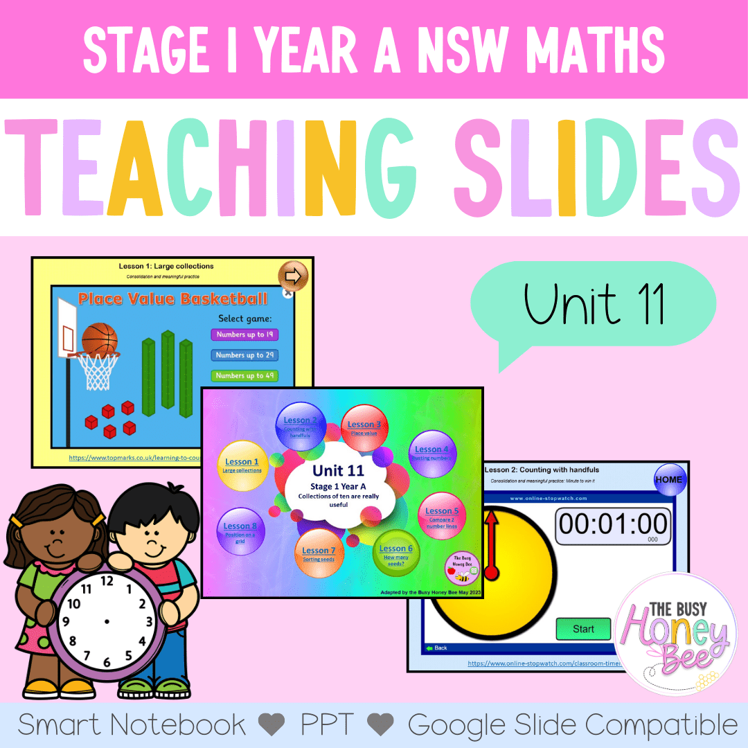 Stage 1 Year A Unit 11 Maths Teaching Slides – The Busy Honey Bee