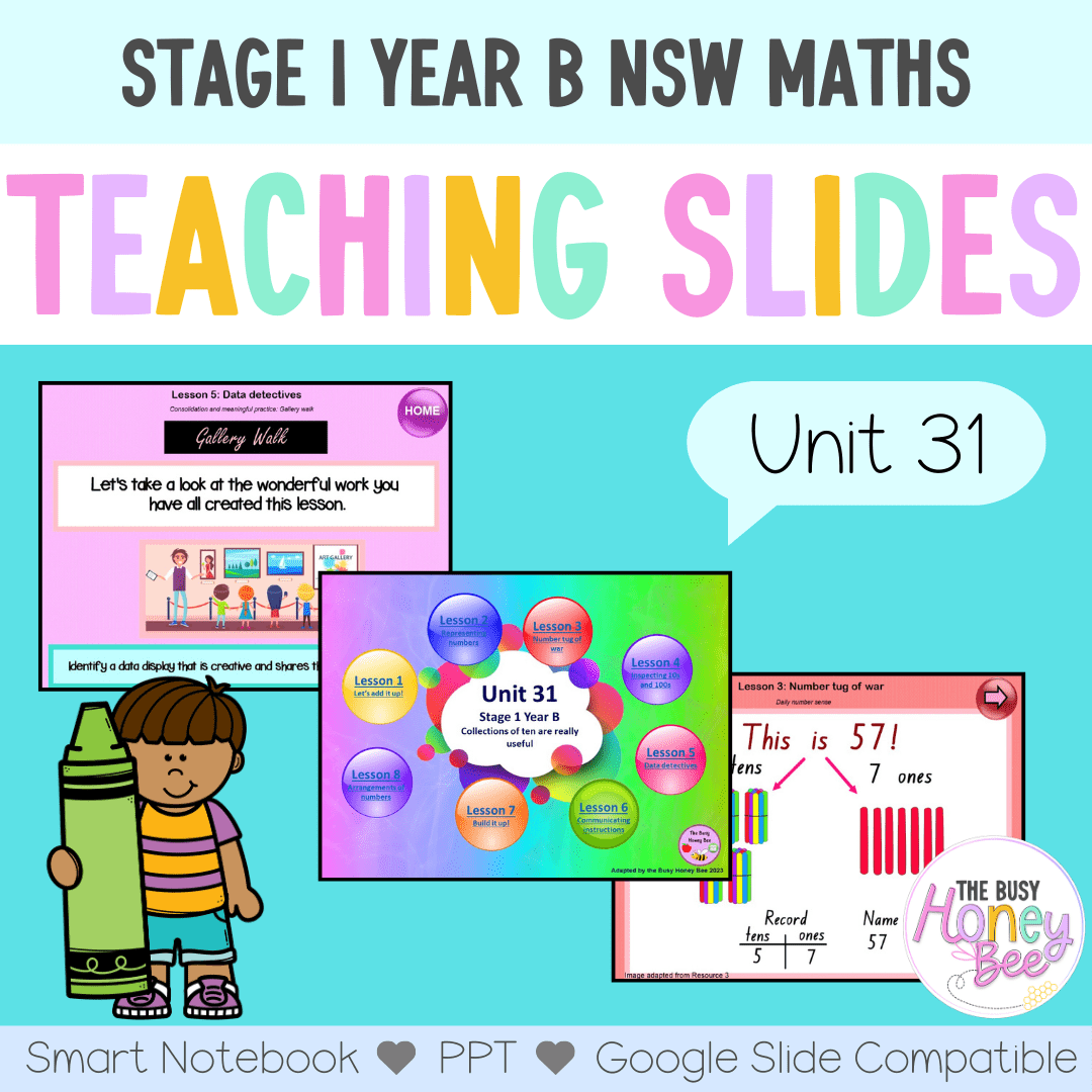 Stage 1 Year B Unit 31 Maths Teaching Slides – The Busy Honey Bee