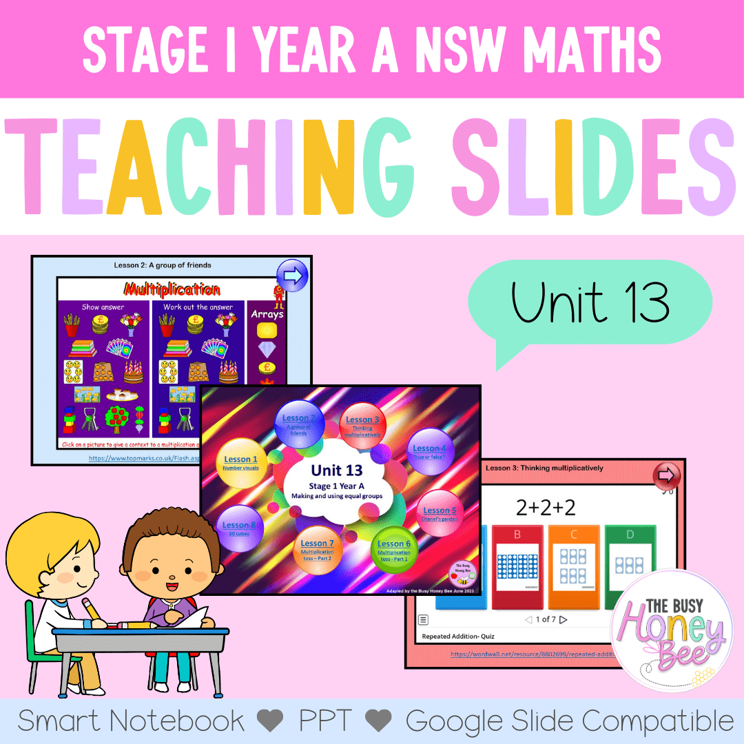 Stage 1 Year A Unit 13 Maths Teaching Slides – The Busy Honey Bee