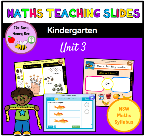 Early Stage 1 Unit 3 Maths Teaching Slides – The Busy Honey Bee
