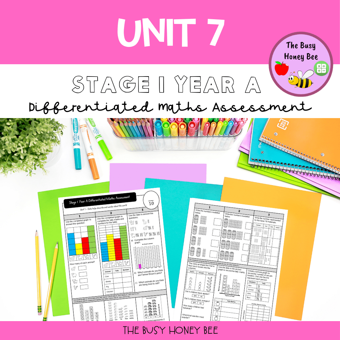 Stage 1 Year A Differentiated Maths Assessment Unit 7 – The Busy Honey Bee