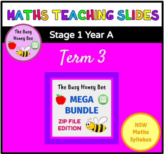 Stage 1 Year A Term 3 Maths Mega Bundle – The Busy Honey Bee