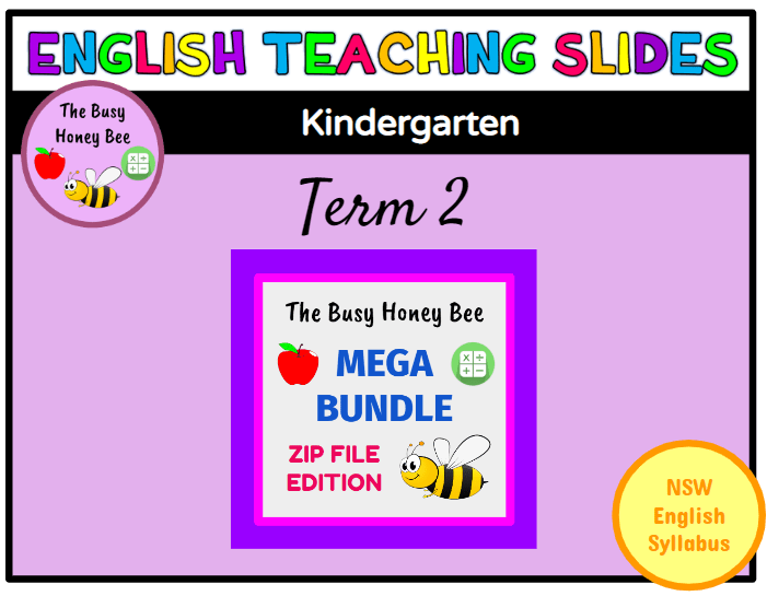 Early Stage 1 Term 2 English Teaching Slides Mega Bundle – The Busy ...