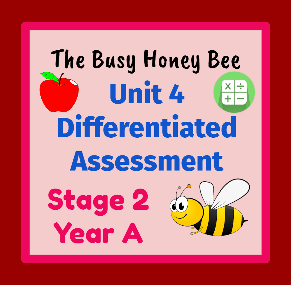 Stage 2 Year A Term 1 Differentiated Maths Assessment Bundle – The Busy ...