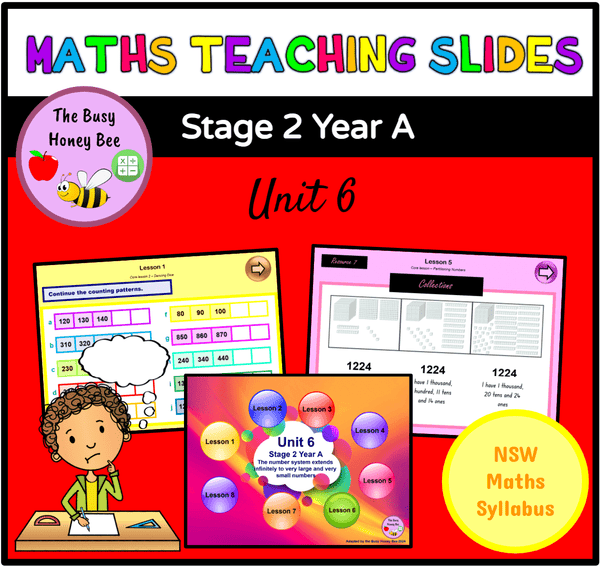 Stage 2 Year A Term 2 Maths Mega Bundle – The Busy Honey Bee
