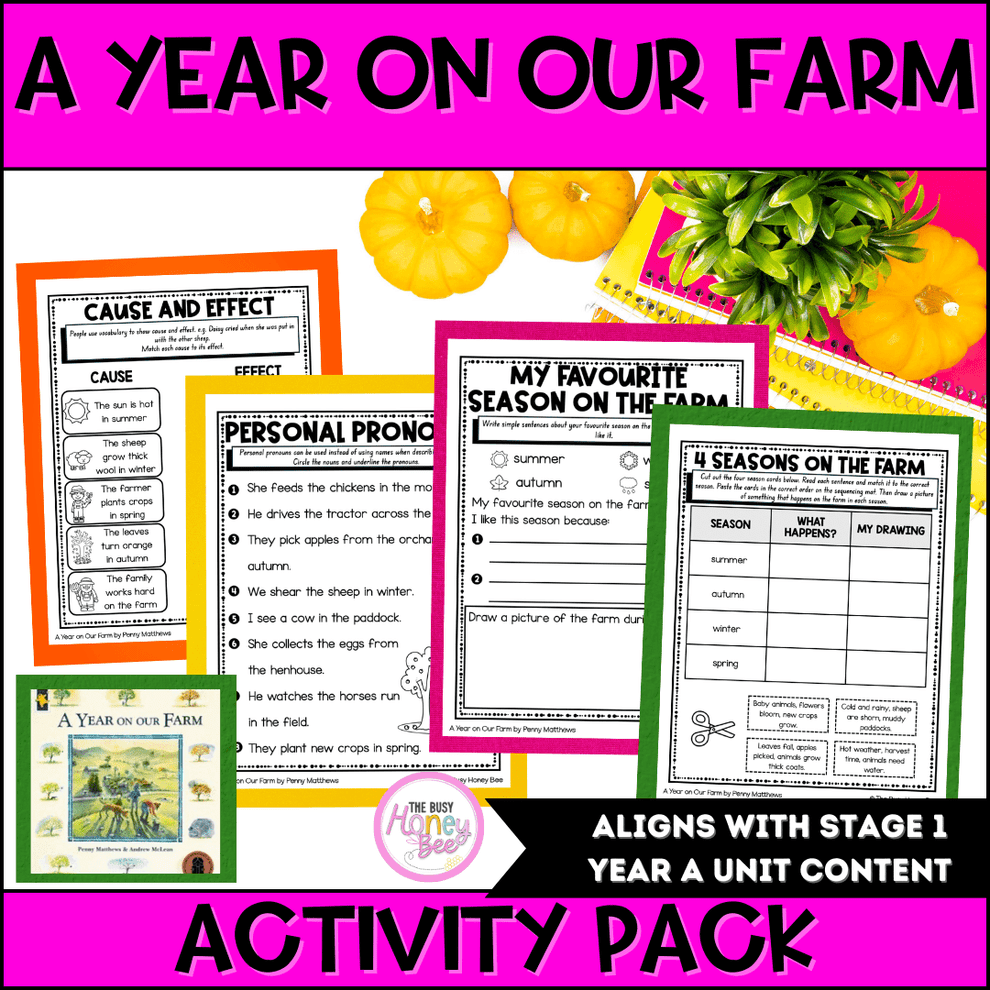 A Year on Our Farm Activity Pack – The Busy Honey Bee