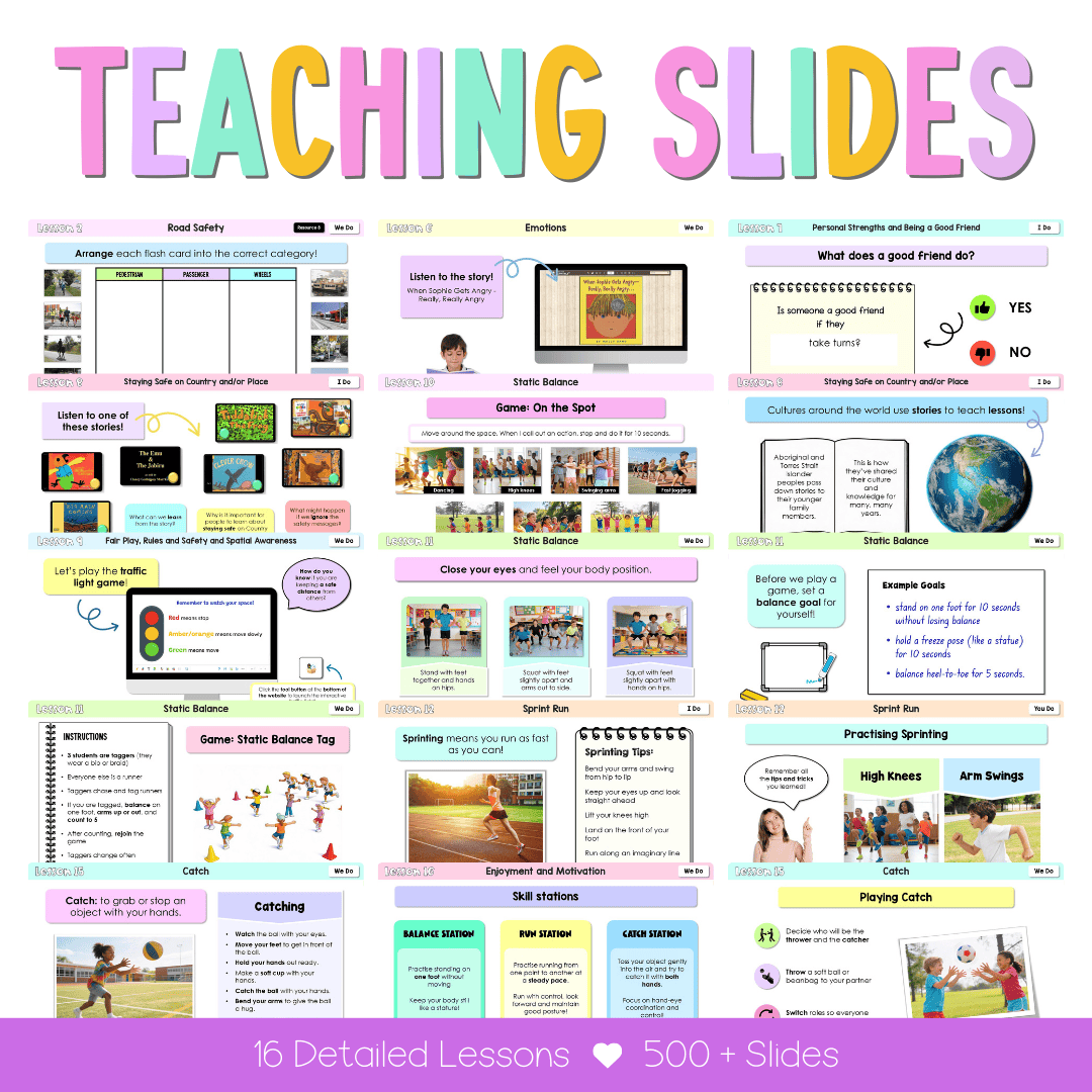 Early Stage 1 NSW PDHPE Sample Unit 1 Teaching Pack – The Busy Honey Bee