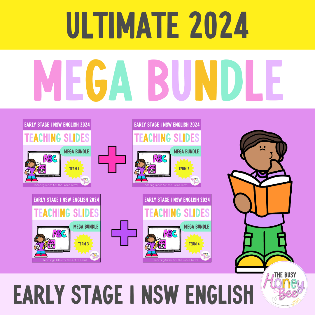 Early Stage 1 Ultimate NSW English Teaching Slides Mega Bundle 2024 ...