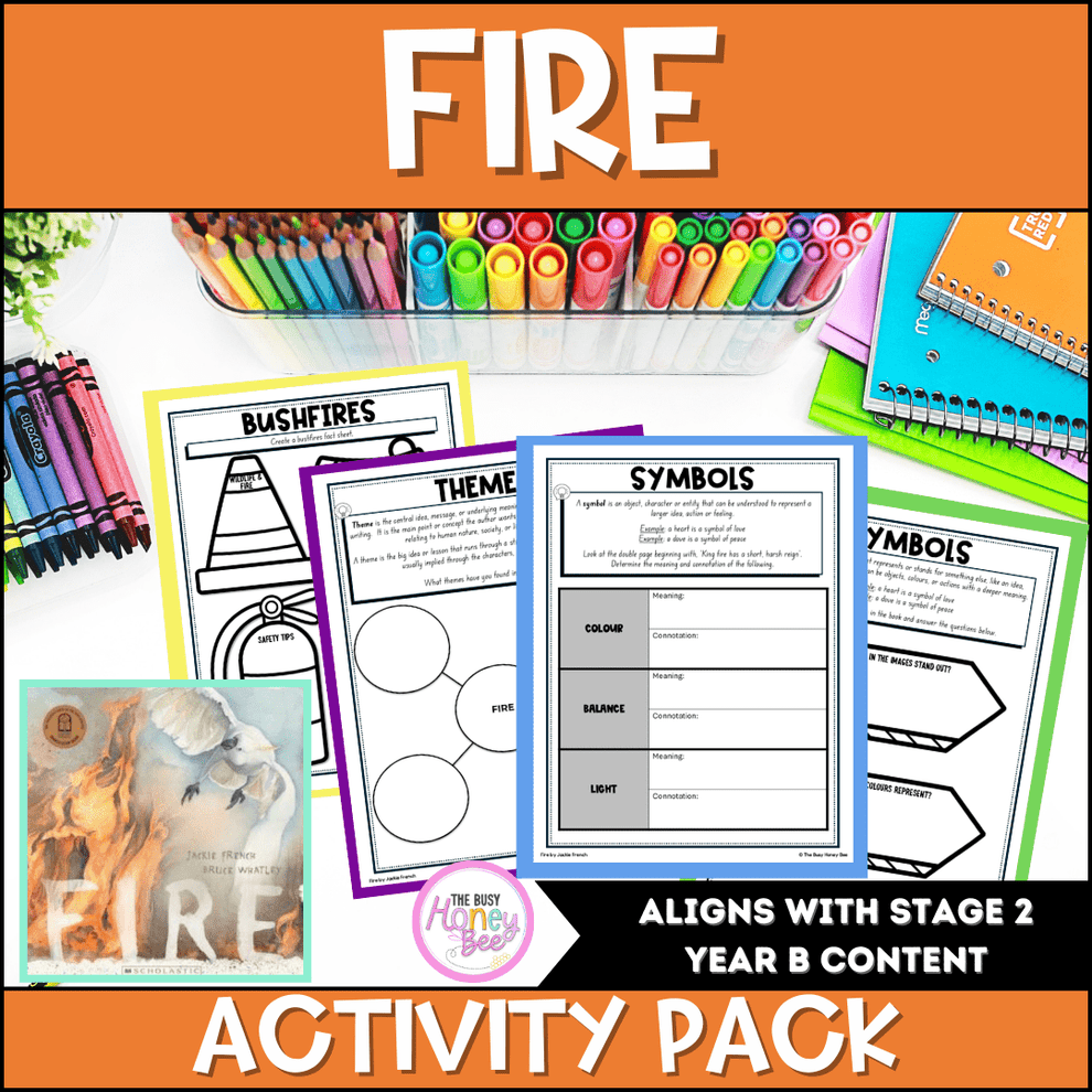Fire Activity Pack – The Busy Honey Bee