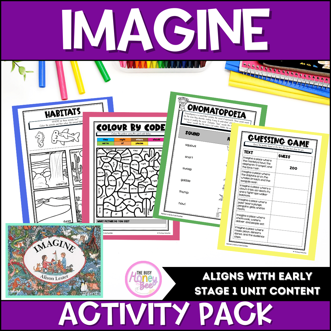 Imagine Activity Pack – The Busy Honey Bee