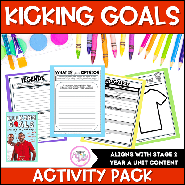 Kicking Goals Activity Pack – The Busy Honey Bee