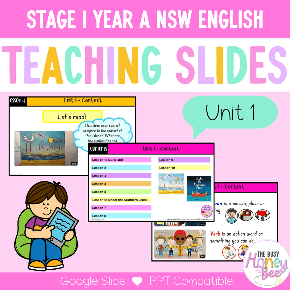 Stage 1 Year A - NSW English – The Busy Honey Bee