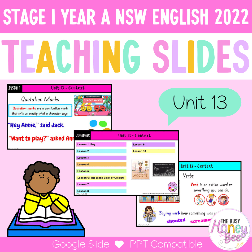 Stage 1 Year A - NSW English – The Busy Honey Bee