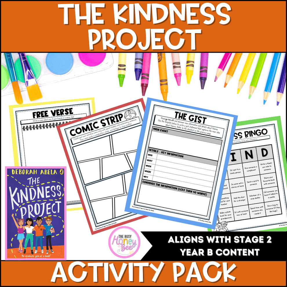 The Kindness Project Activity Pack – The Busy Honey Bee