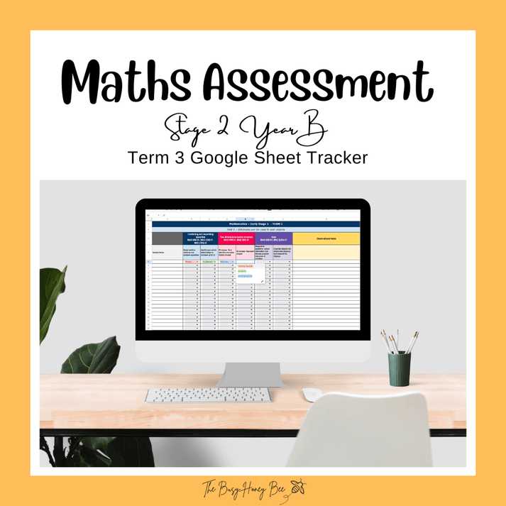 Stage 2 Year B NSW Term 3 Maths Assessment Overview Google Sheet 2024 ...