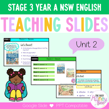 Stage 3 Year A - NSW English – The Busy Honey Bee